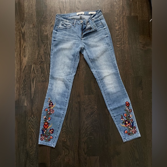 Jessica Simpson | Jeans | Jessica Simpson Kiss Me Super Skinny Floral ...